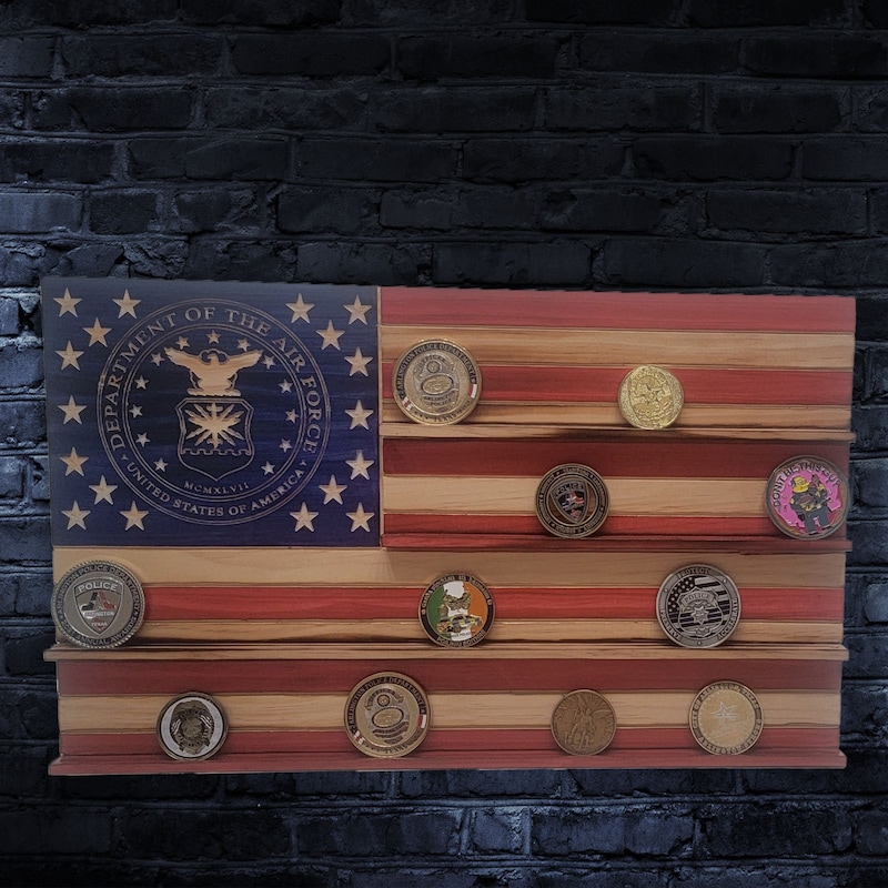 Challenge Coin Display - Etsy