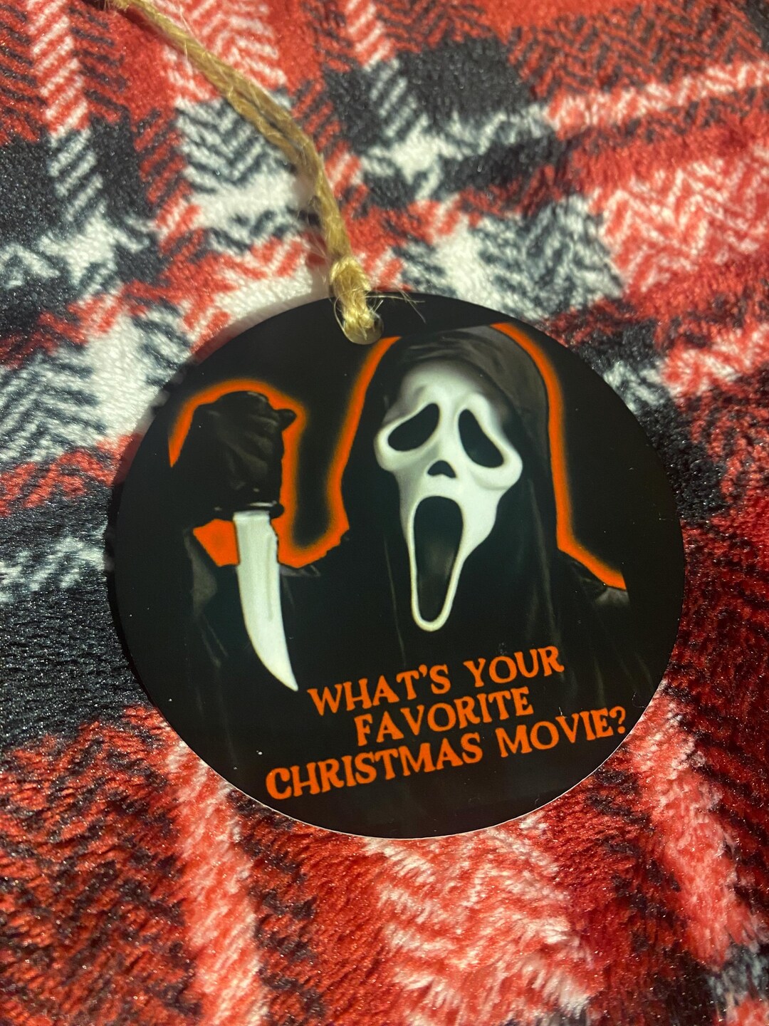 Ghostface Ornament/scream Ornament/unique Ornament/funny Gift/christmas ...