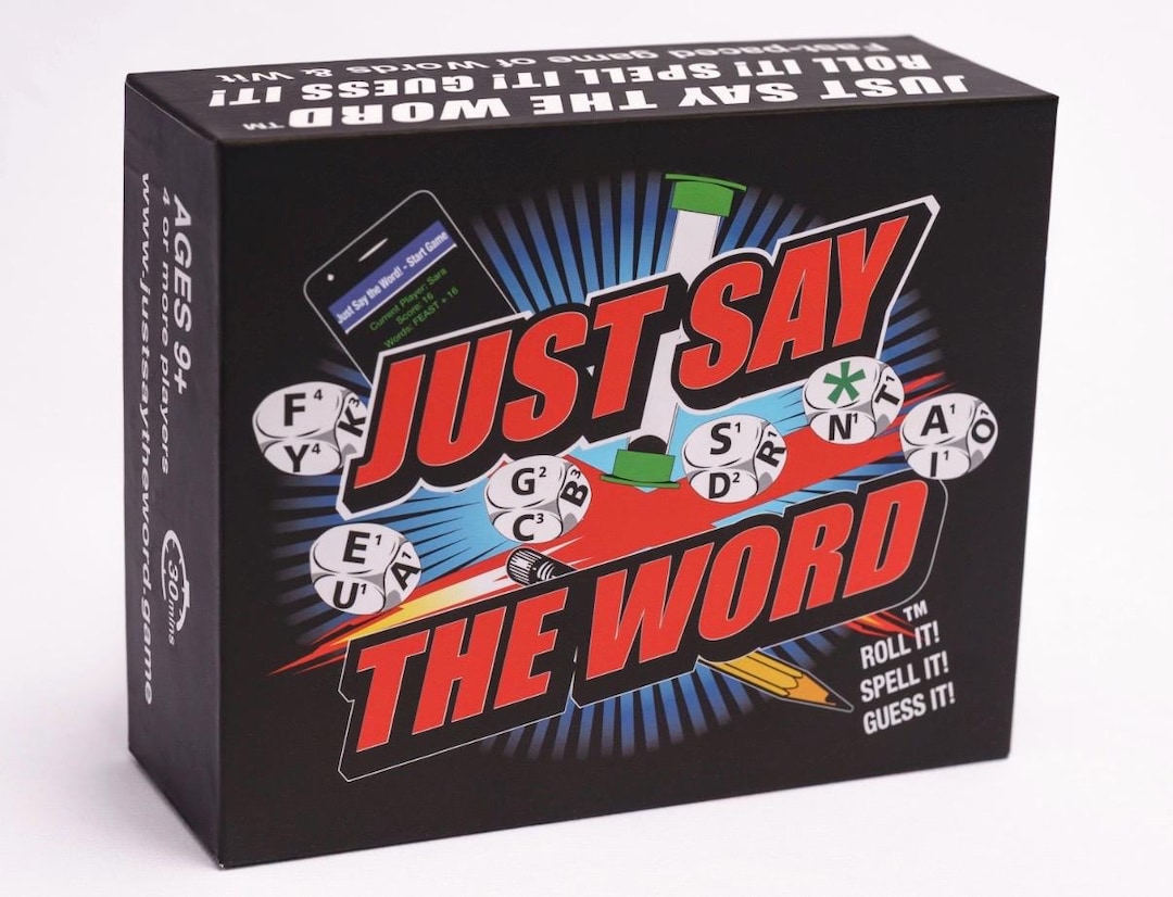 Just Say the Word, Fast-paced Team Word Game, Family Party Game, Dice ...