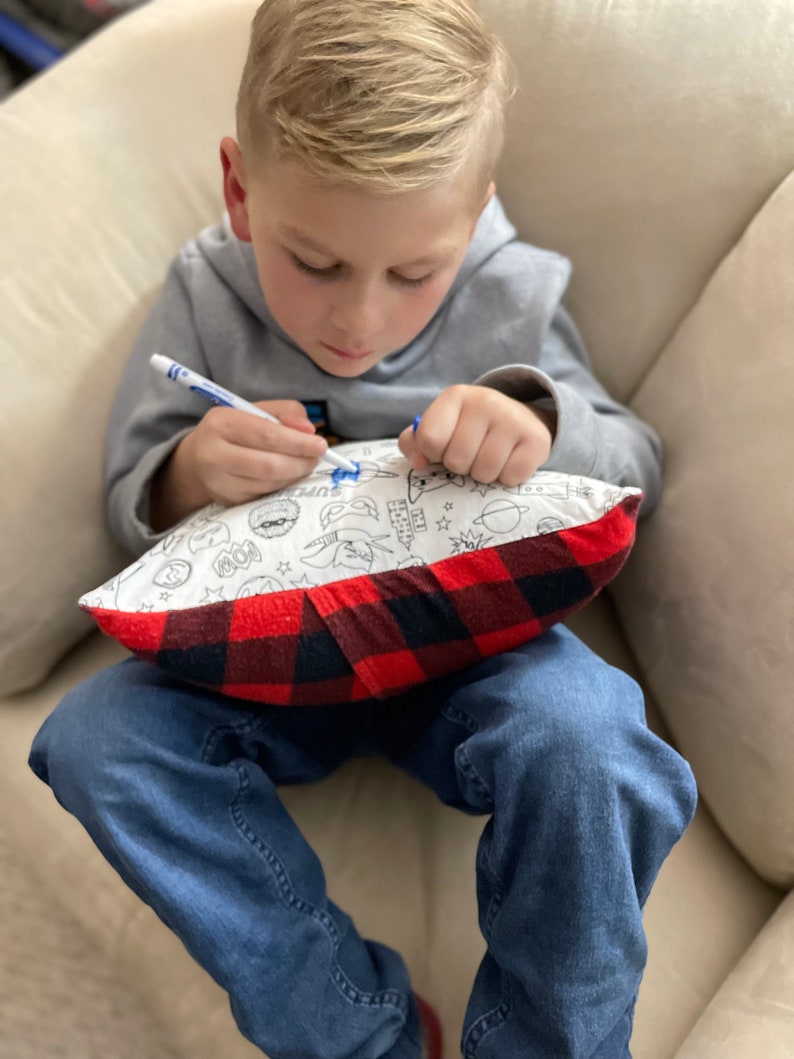 Color Me Pillow for Children, Fairy Princess, Washable, Reusable, Kids ...