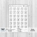 Flip Note Date Calendar Planner Stickers Date Covers Numbers - Etsy