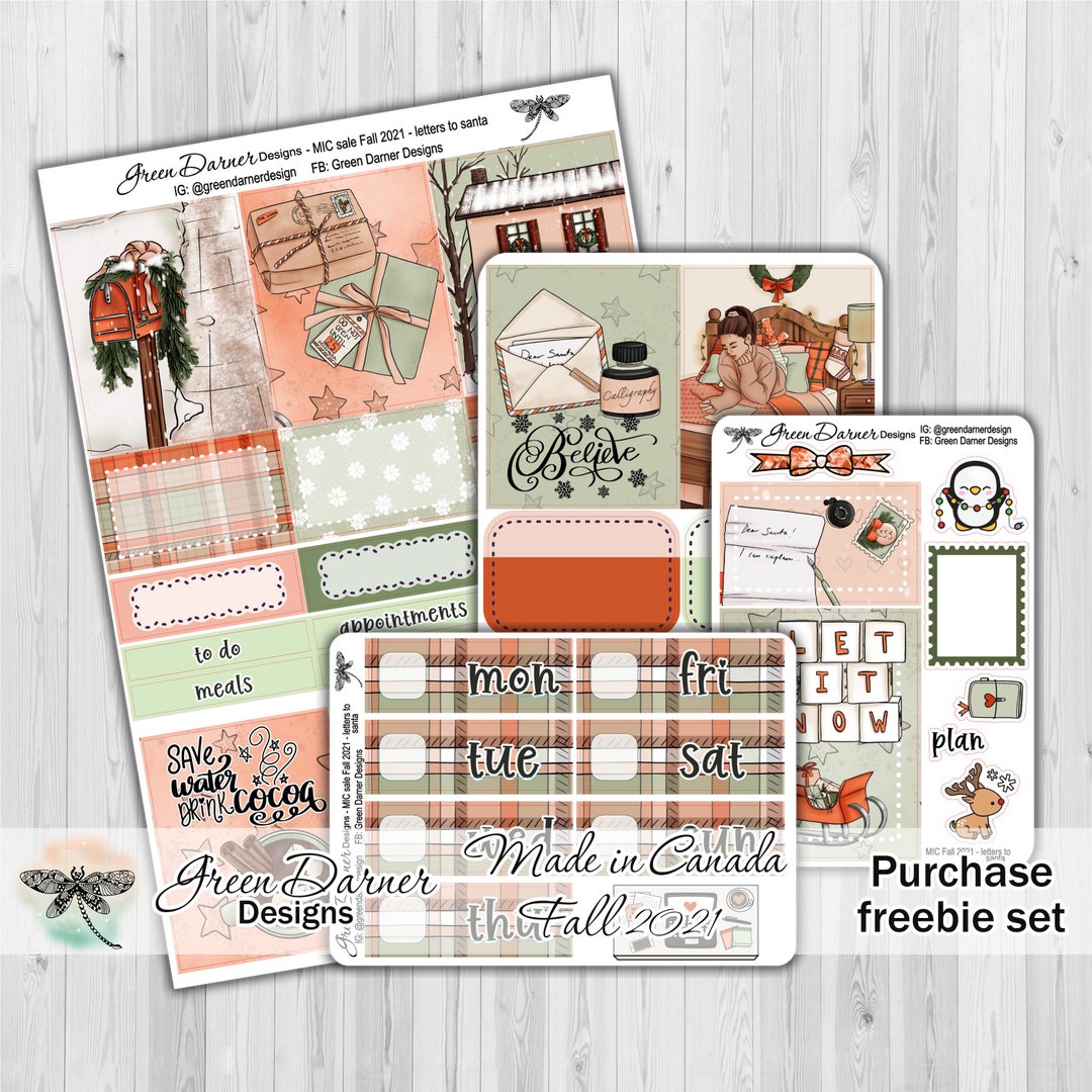 MIC Fall Sale Purchasable Sale Freebie 2021 Letters to - Etsy