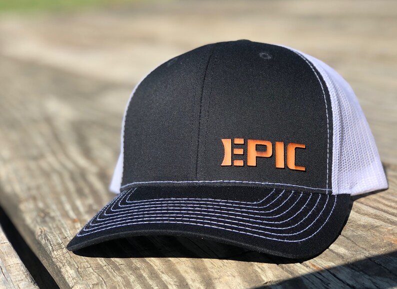 Custom Leather Logo Patch Hats - Etsy