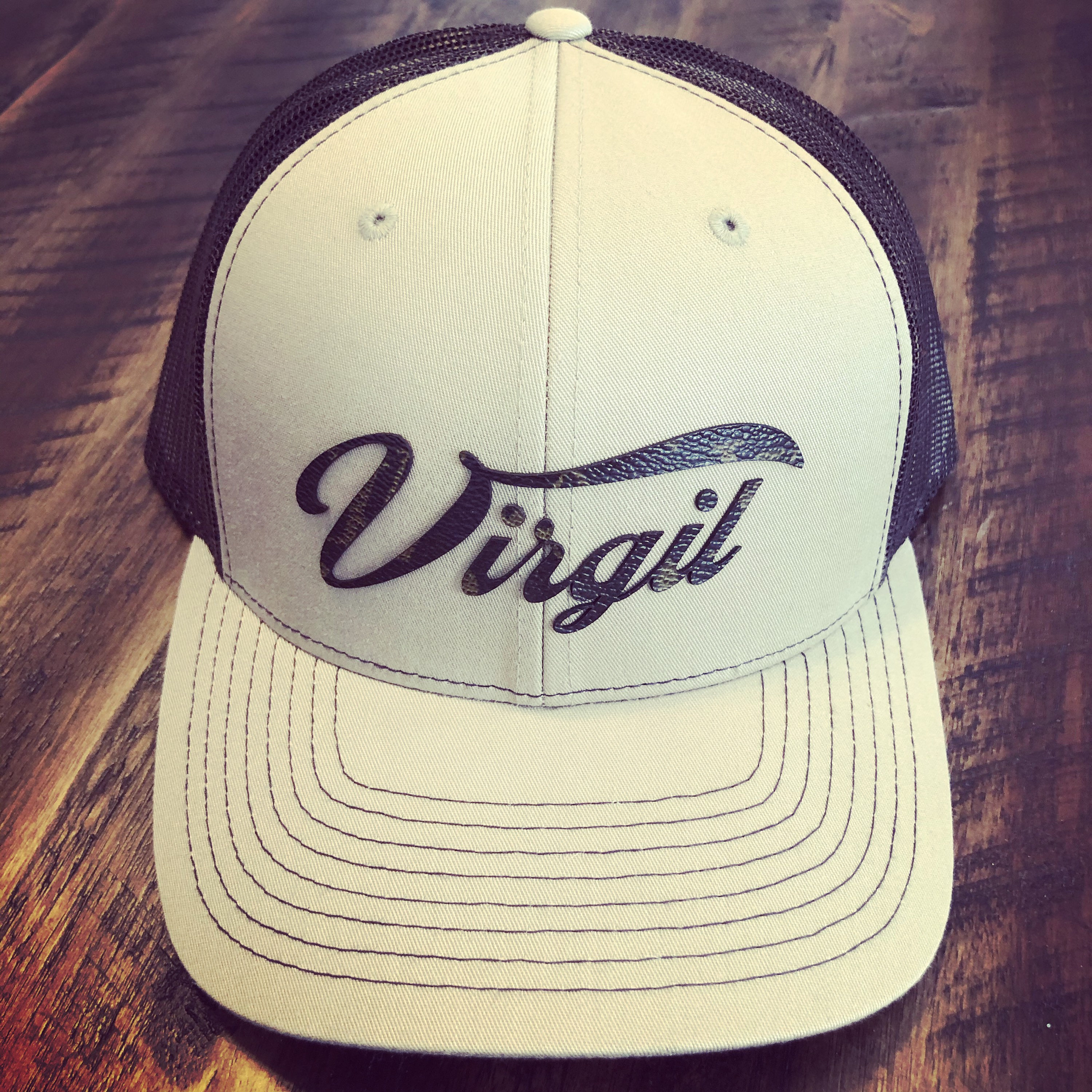 Custom Leather Logo Patch Hats - Etsy