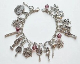 Nutcracker Charm Bracelet, Nutcracker Ballet Charm Bracelet, Nutcracker ...