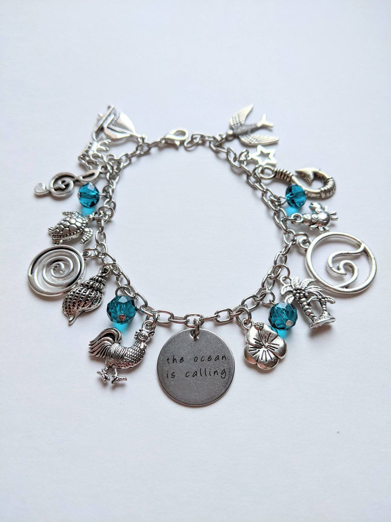 Moana Inspired Charm Bracelet Disney Moana Inspired Charm - Etsy
