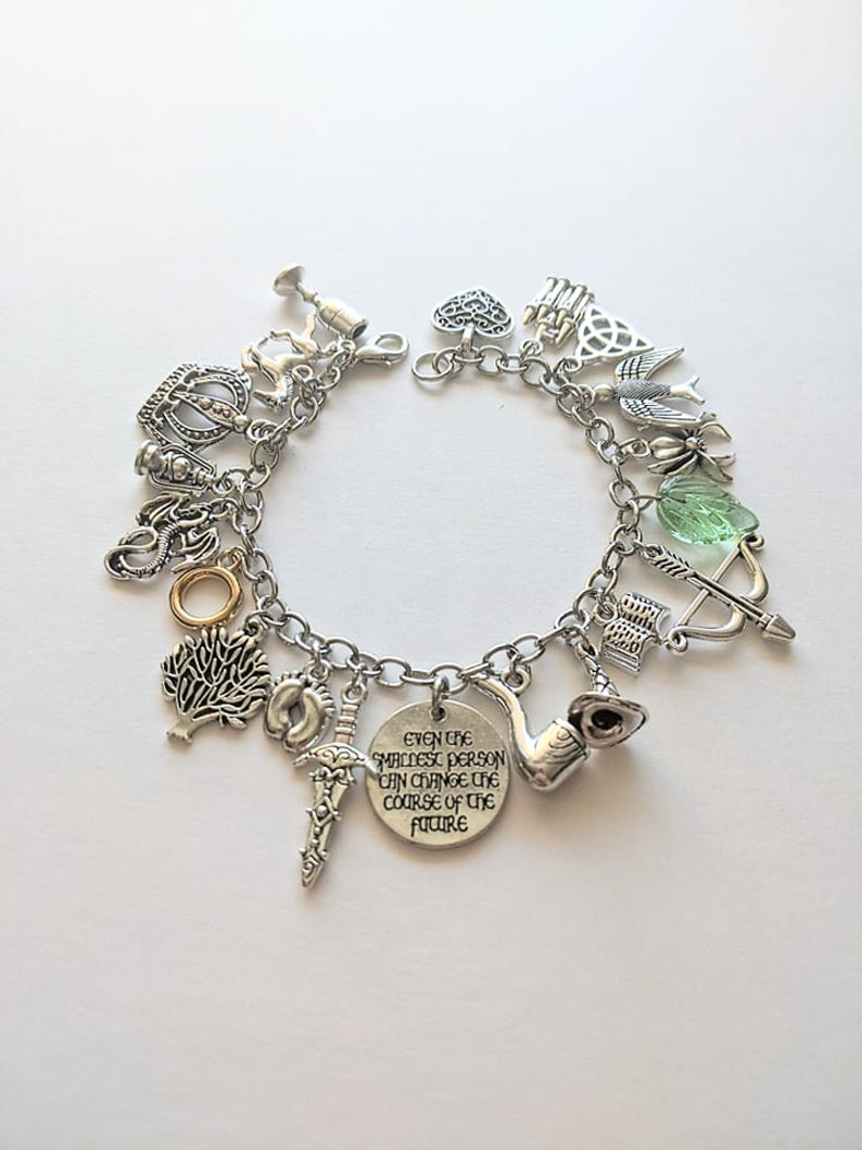 Lord of the Rings Inspired Charm Bracelet Lord of the Rings - Etsy