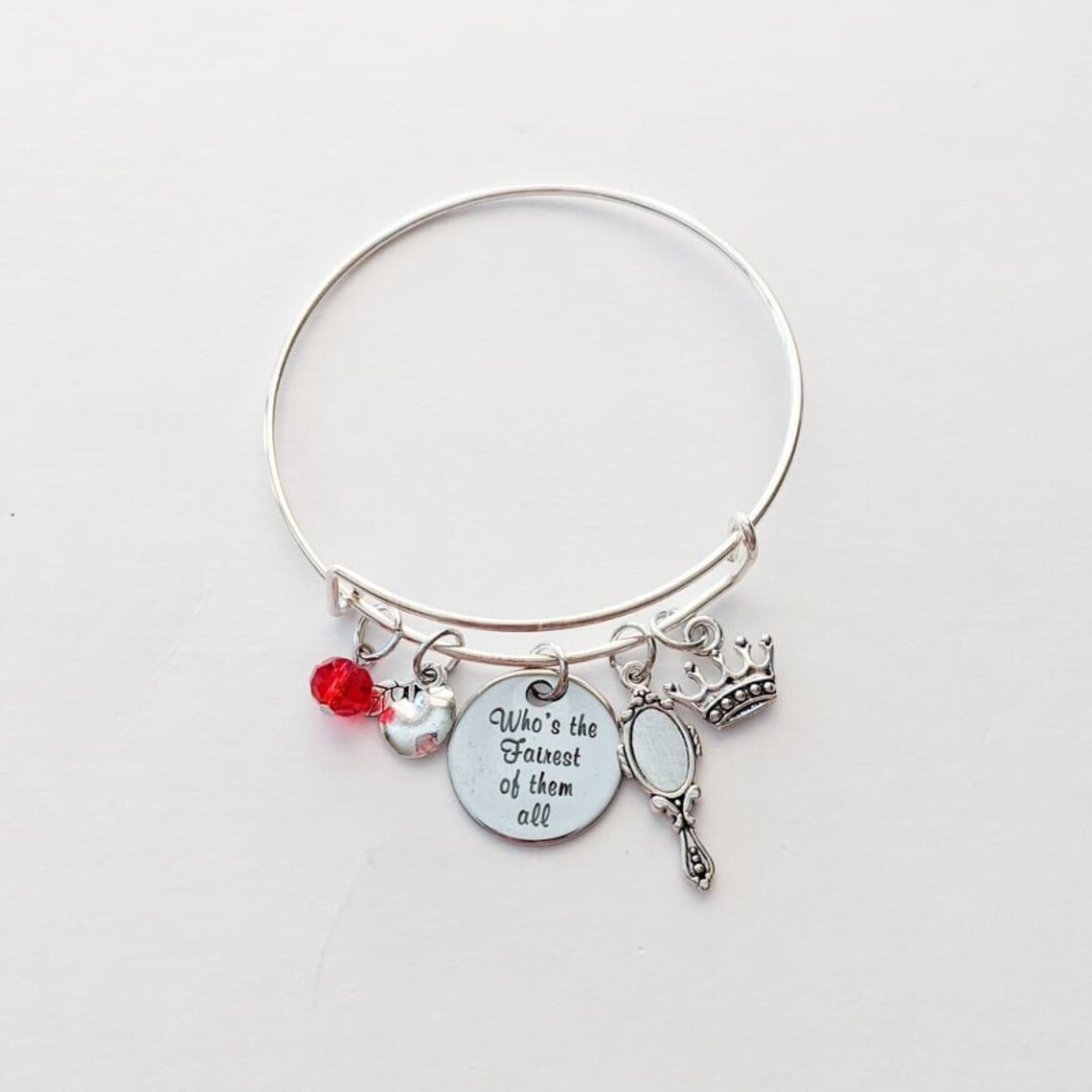 Snow White Inspired Bangle Bracelet Disney Jewelry Princess - Etsy