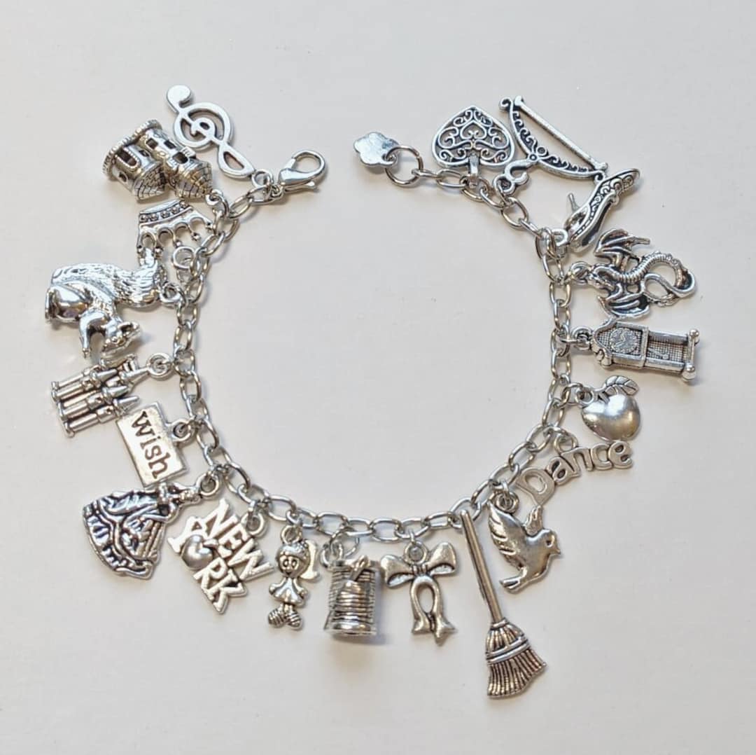 Enchanted Charm Bracelet, Giselle Inspired Charm Bracelet - Etsy