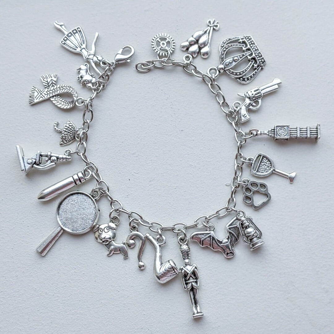 Great Mouse Detective Inspired Charm Bracelet Disney Jewelry - Etsy