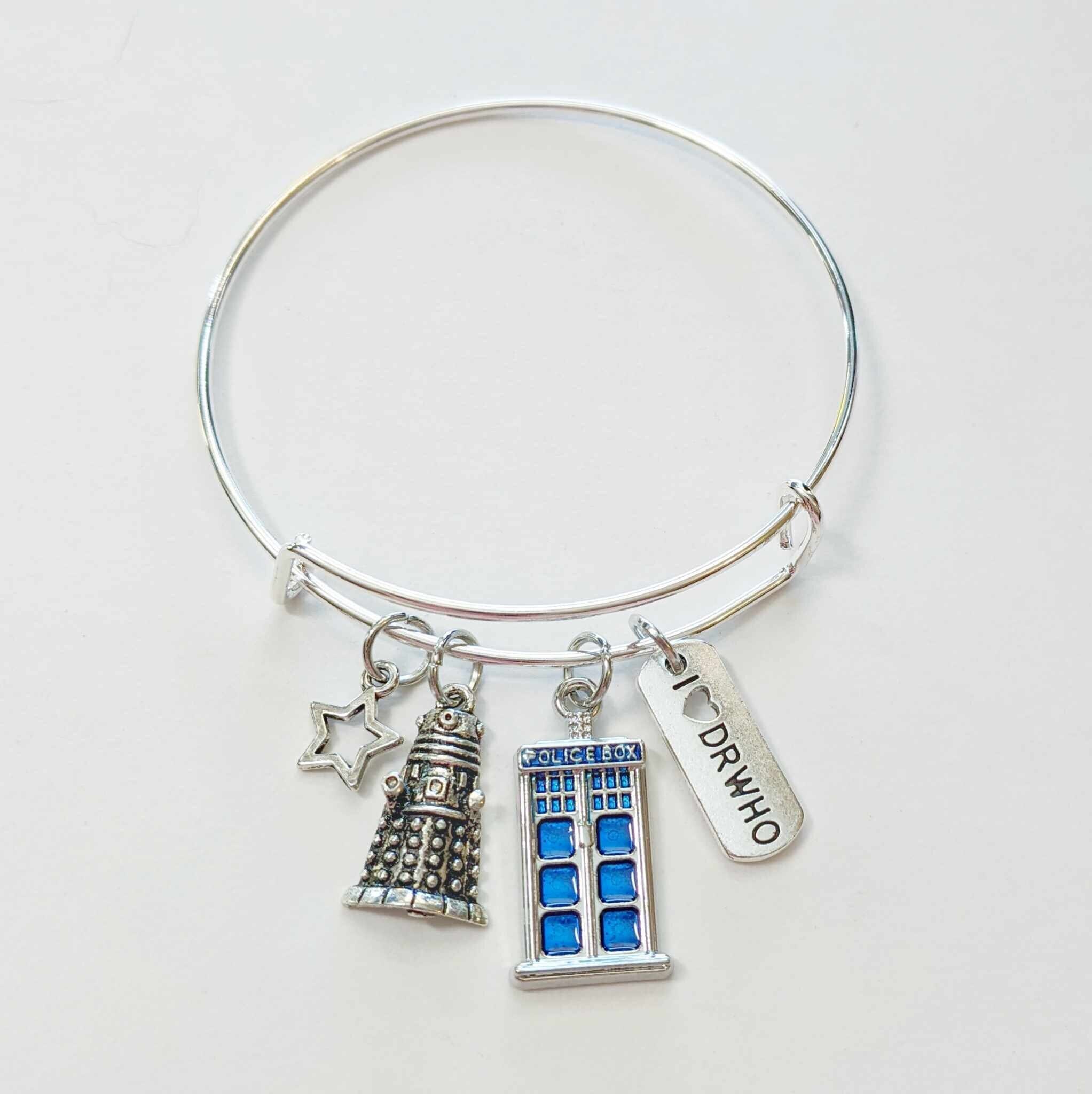 Doctor Who Inspired Bangle Bracelet, Matt Smith Doctor Inspired Bangle ...