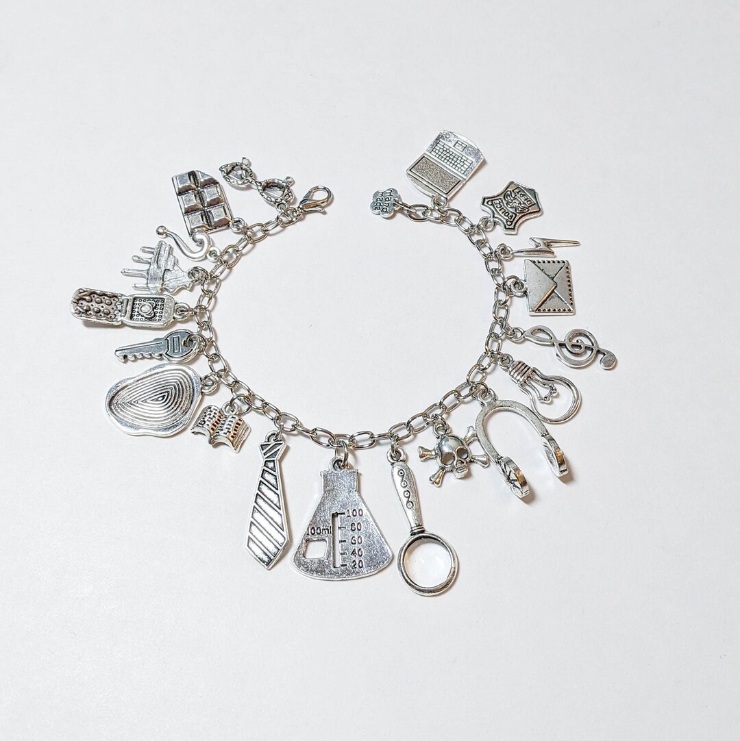 Nancy Drew the Deadly Device Inspired Charm Bracelet, Game Inspired ...