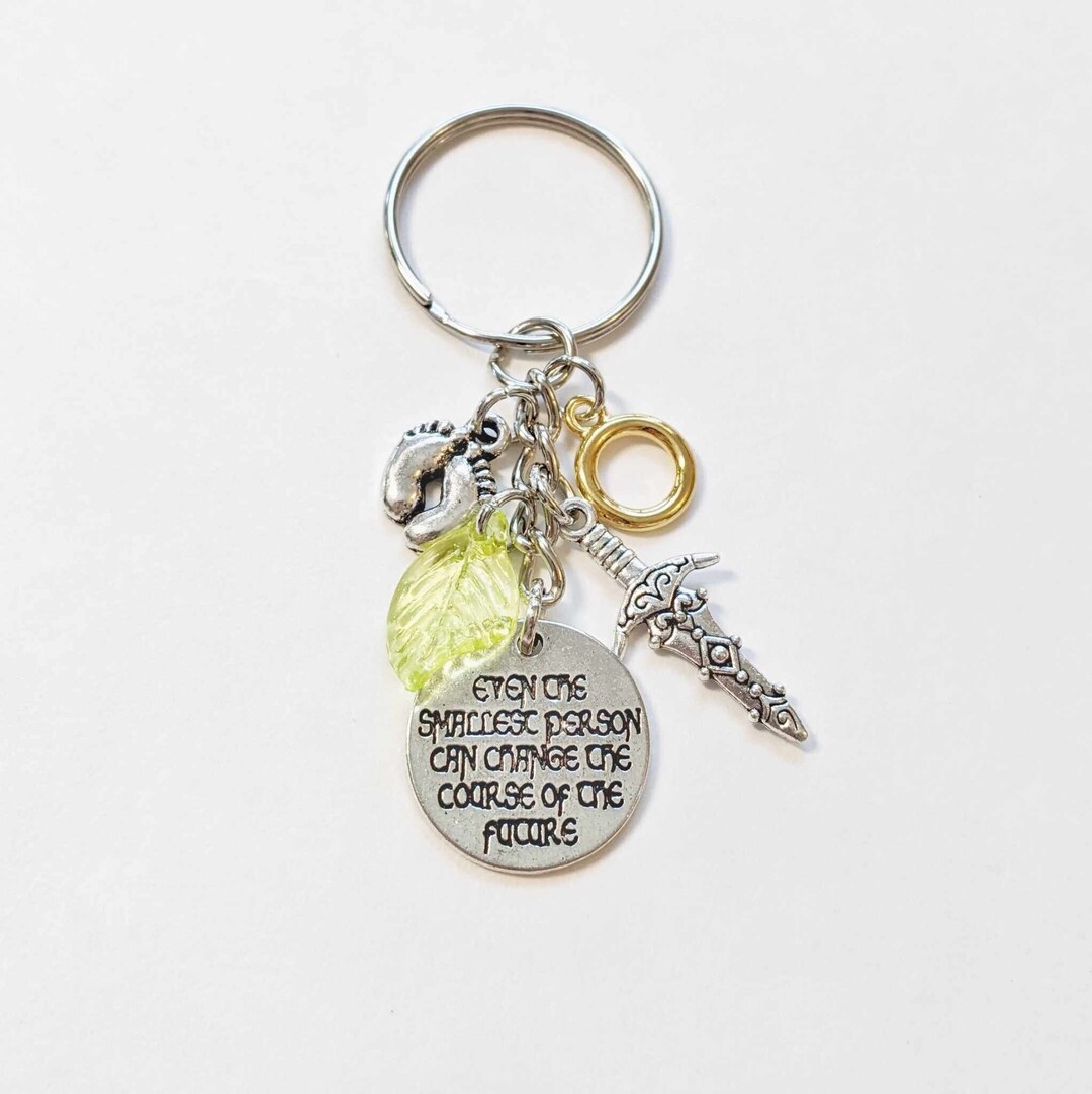 LOTR Inspired Keychain, Fandom Keychain, Charmed Keychain, Purse Charms ...