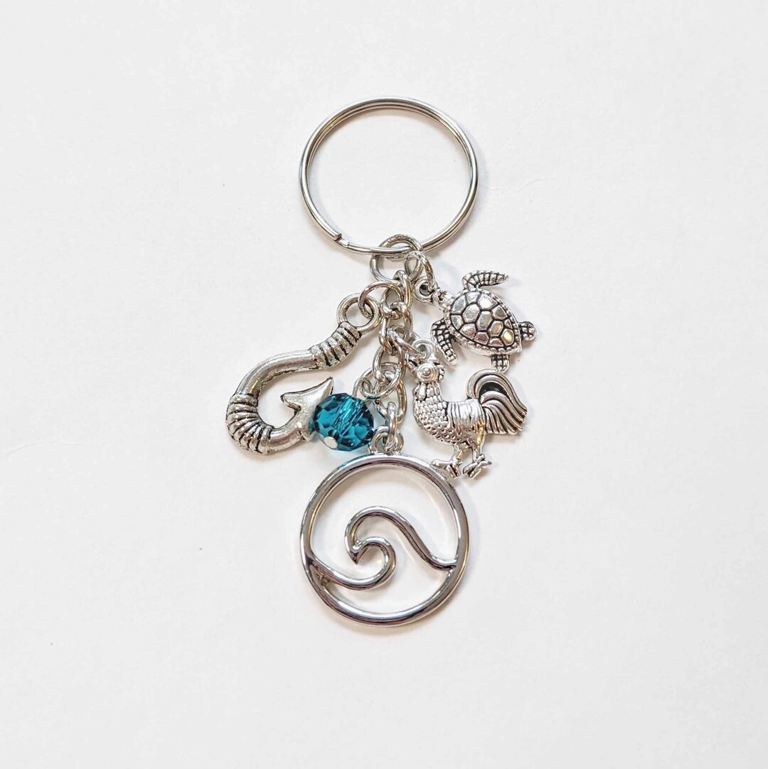 Moana Inspired Keychain, Disney Keychain, Fandom Keychain, Charmed ...