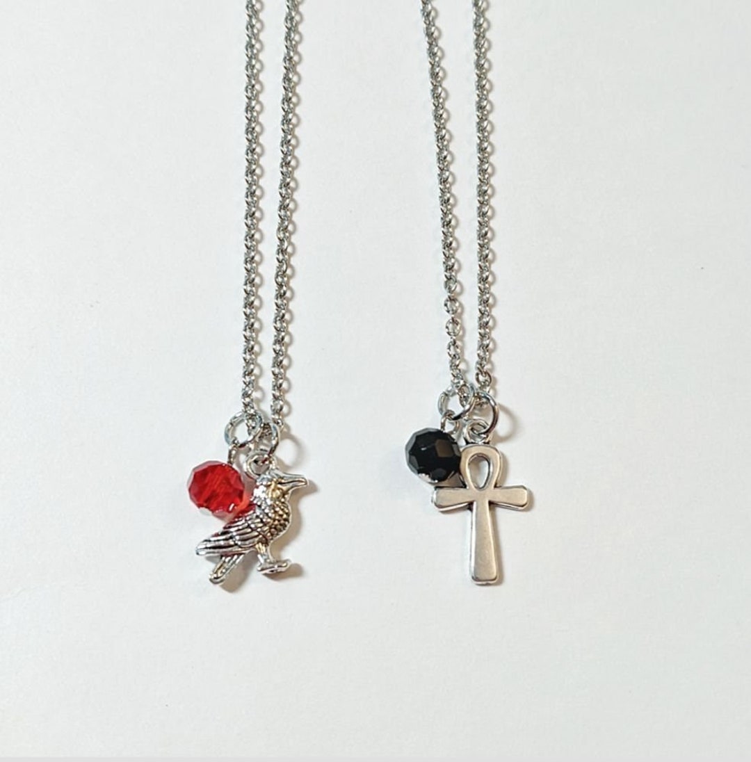 Sandman Necklace, Raven Necklace, Death Necklace, Ankh Necklace ...