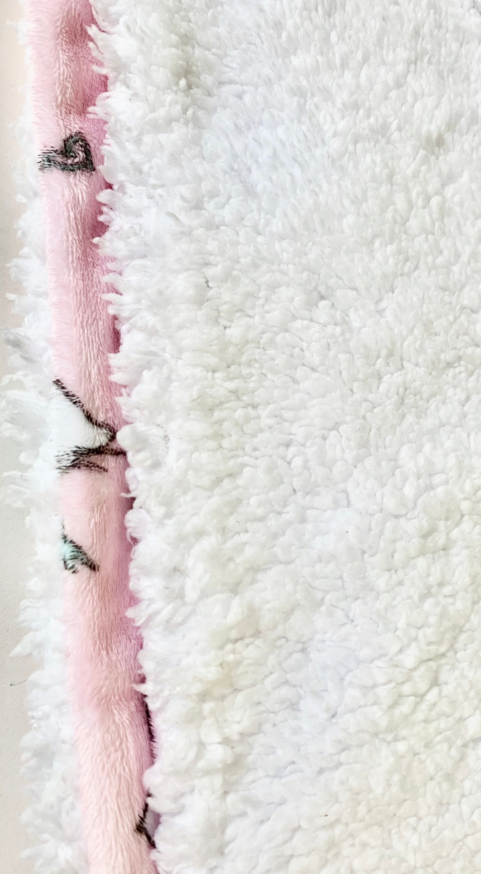 Pink Kitties Minky Sherpa Minky Blanket Pink Cat Minky - Etsy