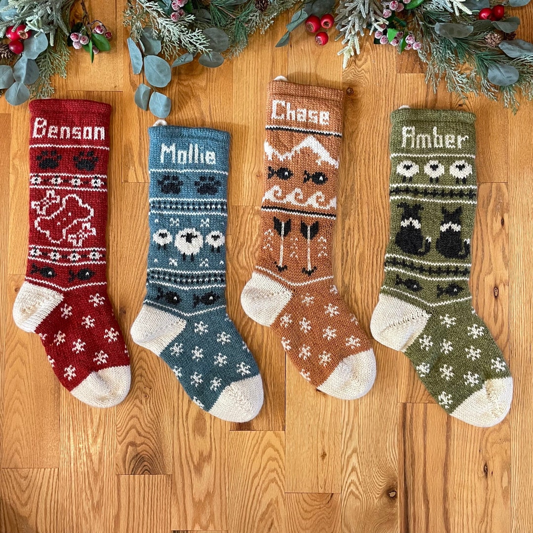 Create Your Own Holiday Stocking (pattern Download) - Etsy