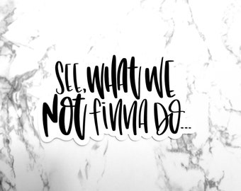 Do not cut sticker | Etsy