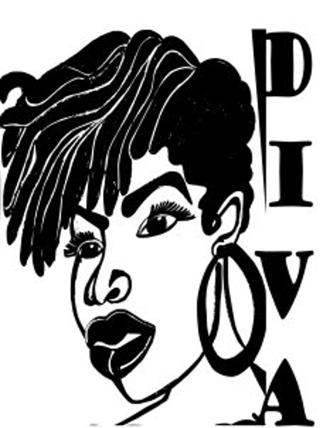 Natural Hair, Locs Diva Short Locs SVG Natural Hair Tee Design, Locs ...