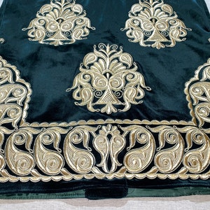 Uzbek Chapan Robe: Golden Embroidered Suzani Caftan Jacket - Etsy