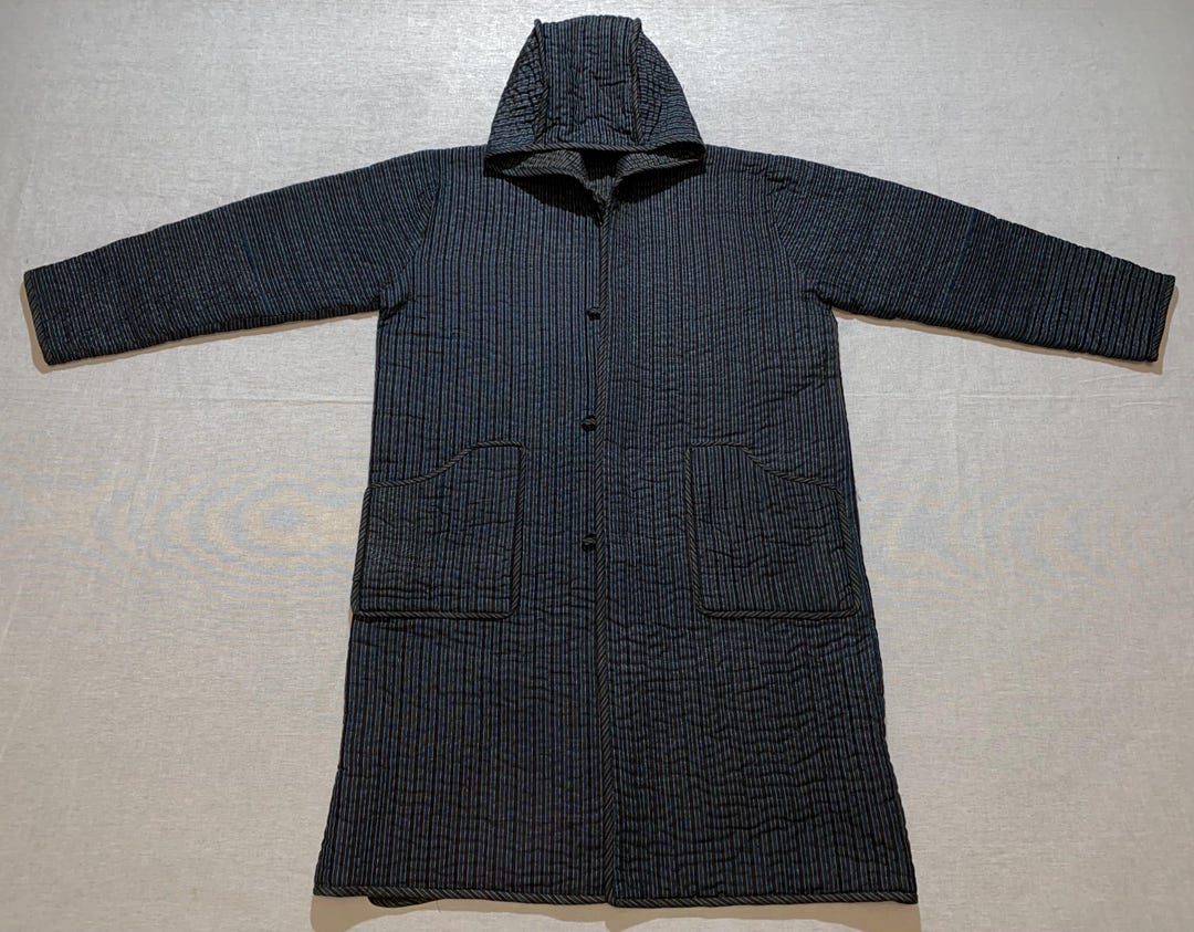 Uzbek Warm Quilted Chapan, Coat, Cotton Padded Handmade Unisex Robe ...