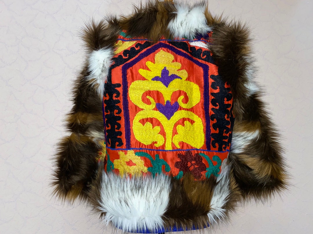 UZBEK VEST, Waistcoat, Uzbek Chapan, Vintage Suzani Coat, Handmade ...