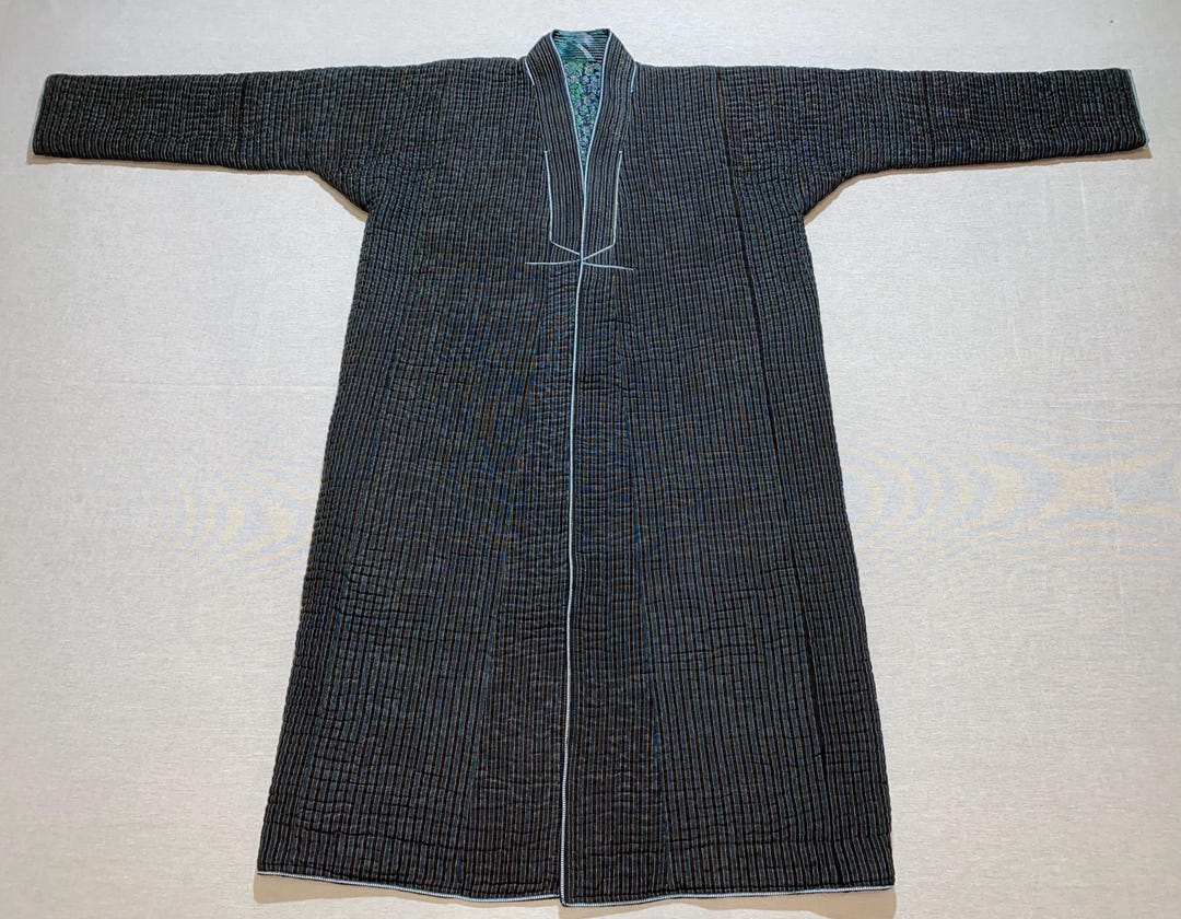 Uzbek Warm Quilted Chapan, Coat, Cotton Padded Handmade Unisex Robe ...