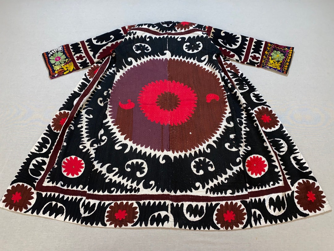 UZBEK CHAPAN Vintage Suzani Coat Handmade Uzbek Robe - Etsy