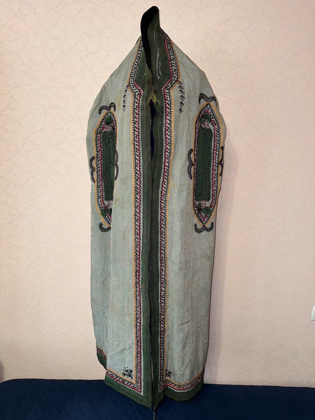 Antique Rare Handwoven Embroidered Cape Paranja Uzbek Chapan Handvoven ...