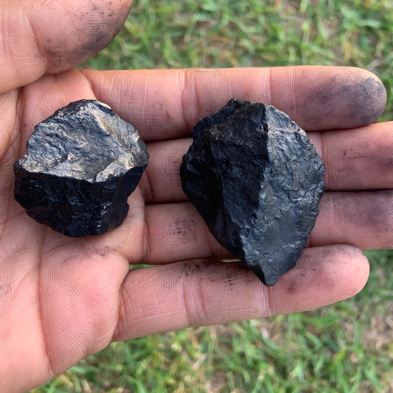 Natural Shungite crystals for EMF & 5G protection Small | Etsy