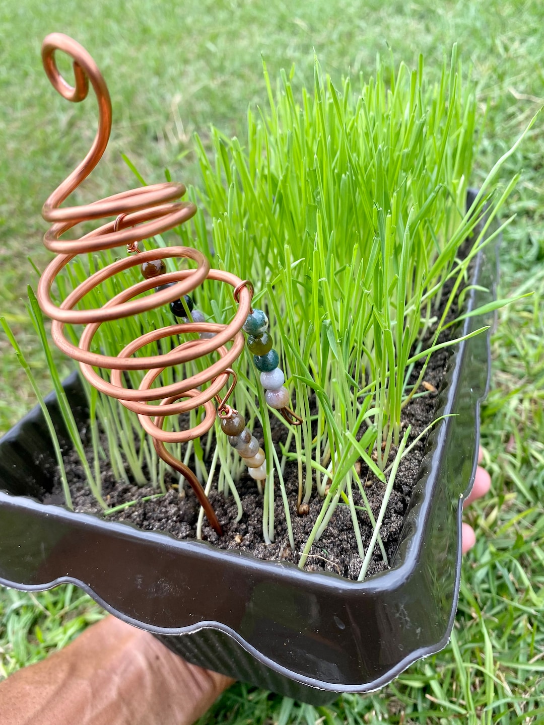 Handmade Pure Copper Garden and Farming Electro Culture Antenna ...