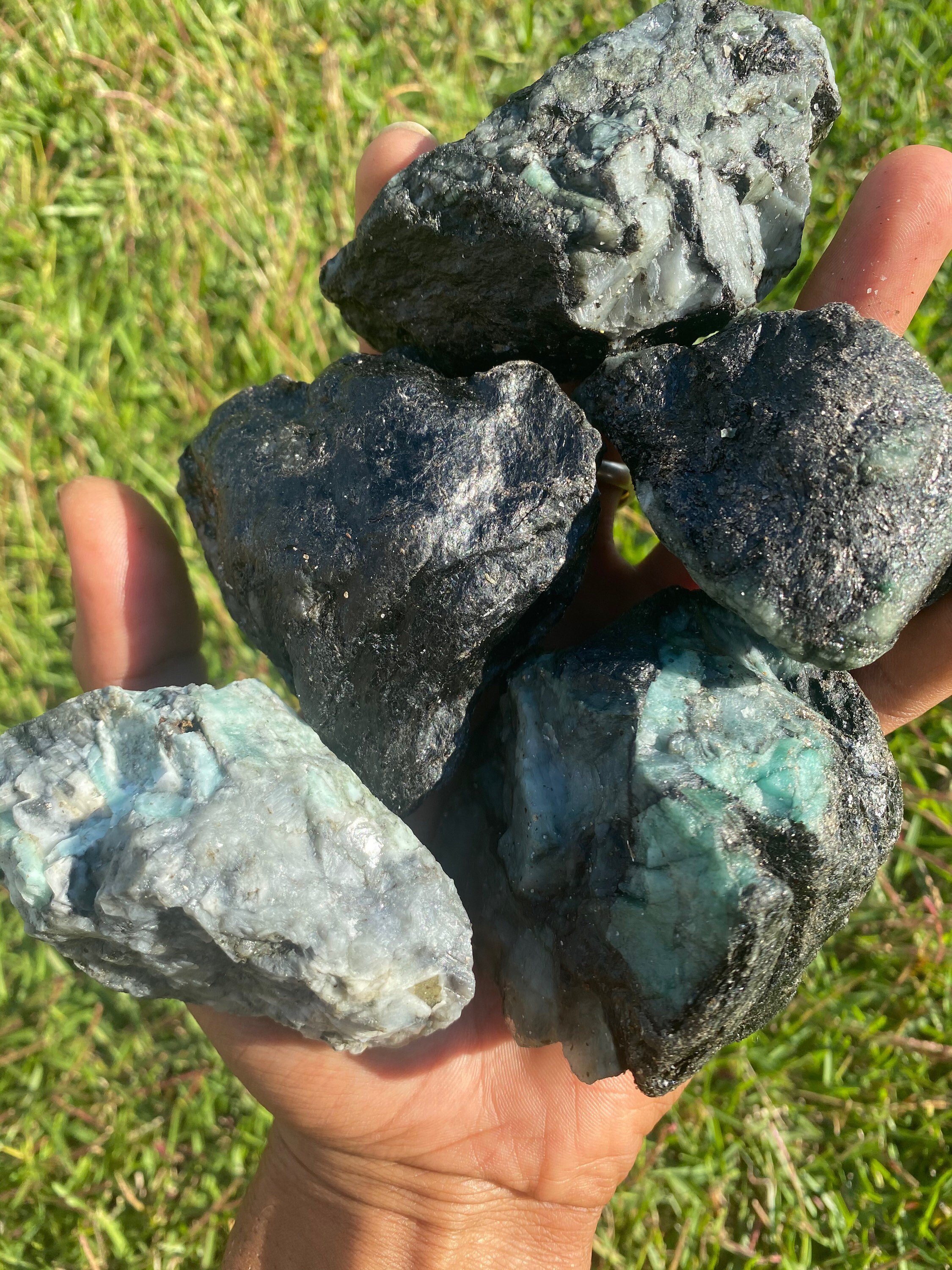 Natural Large Emerald Crystal - Etsy
