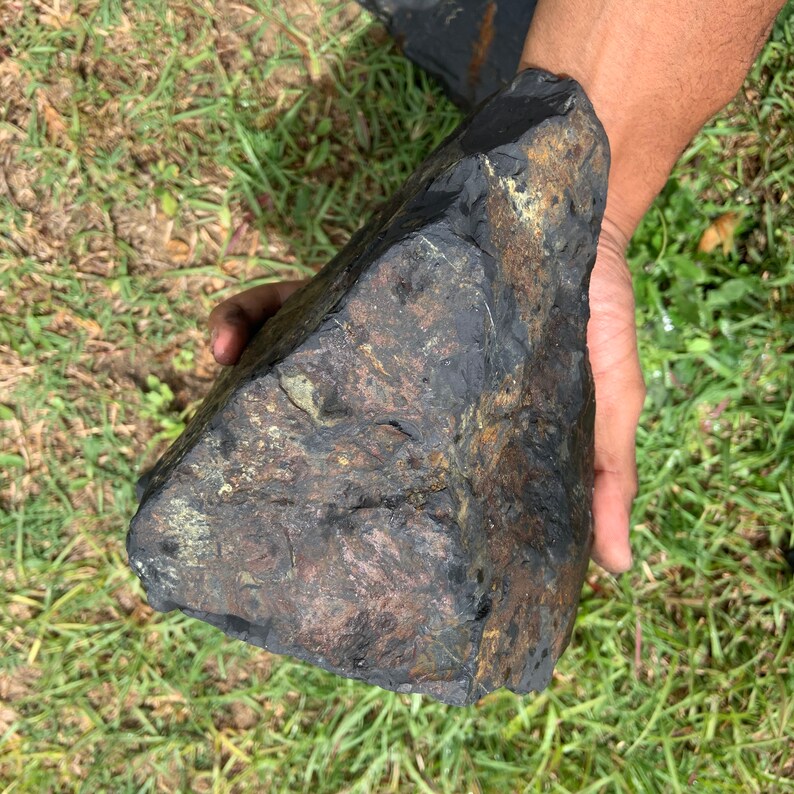 Natural Shungite crystals for EMF & 5G protection Small | Etsy