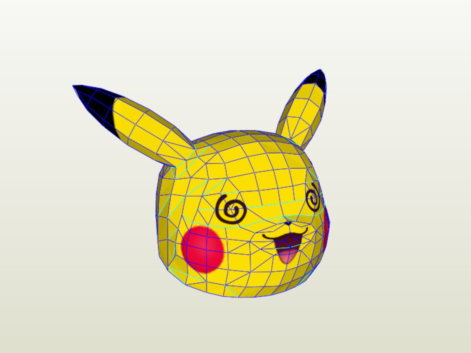 Mascara De Pikachu / Pikachu Mask Pokemon Universe. - Etsy