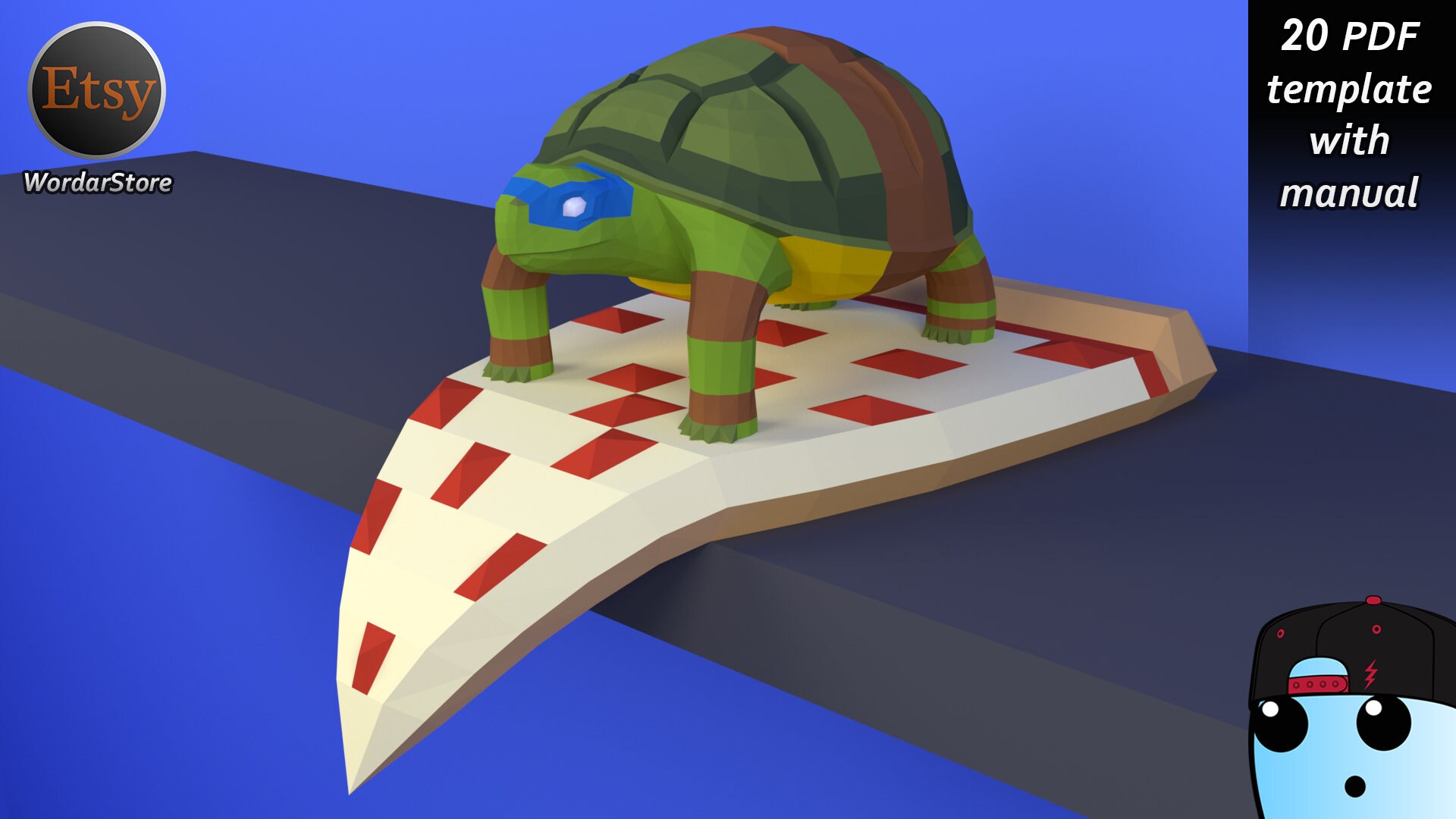 Papercraft, TMNT, Crafts, Art, Home, Decoration, DIY, Handmade, Pattern ...