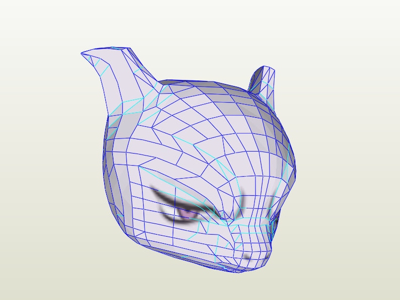 Mascara De Mewtwo / Mewtwo Mask, Pokemon Universe. Papercraft ...