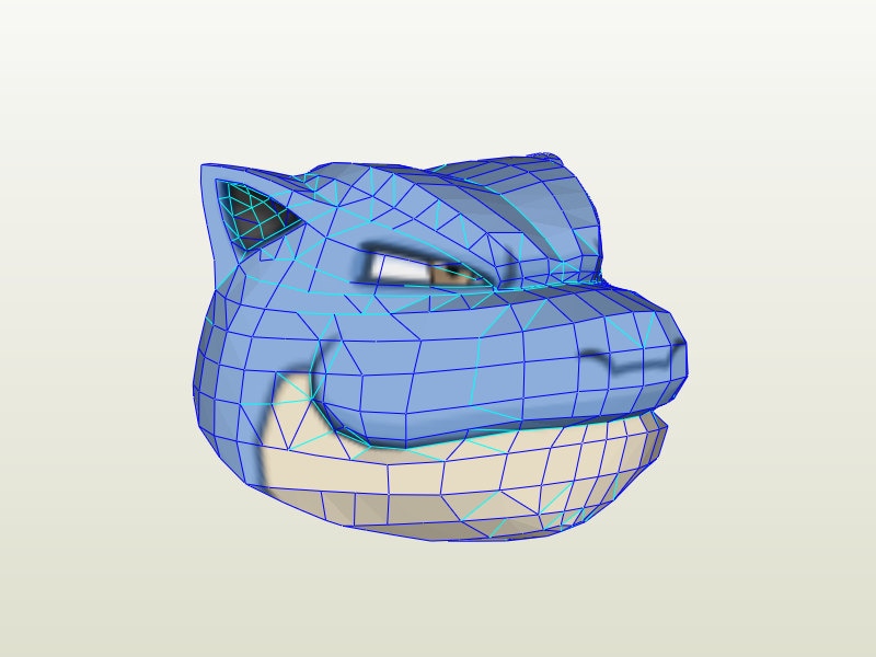 Blastoise Mask / Blastoise Mask, Pokemon Universe. Papercraft ...