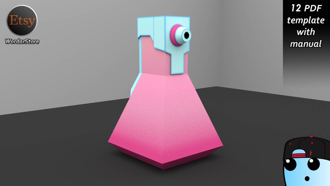 Papercraft Pokemon GO Potions Crafts Art Home Decoration - Etsy