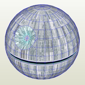 Death Star / Death Star, Pepakura / Papercraft. Star Wars Movies - Etsy