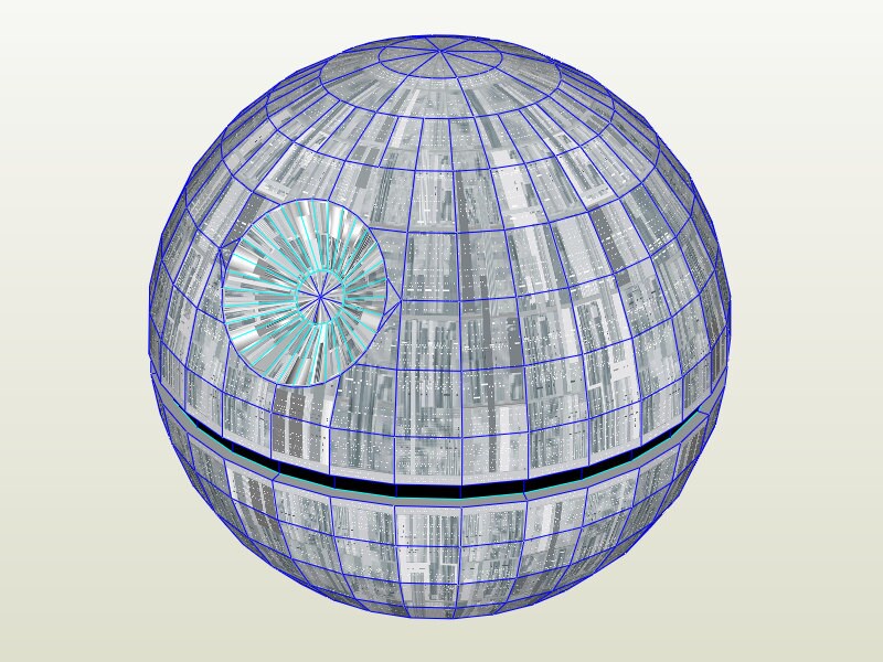 Death Star / Death Star, Pepakura / Papercraft. Star Wars Movies - Etsy