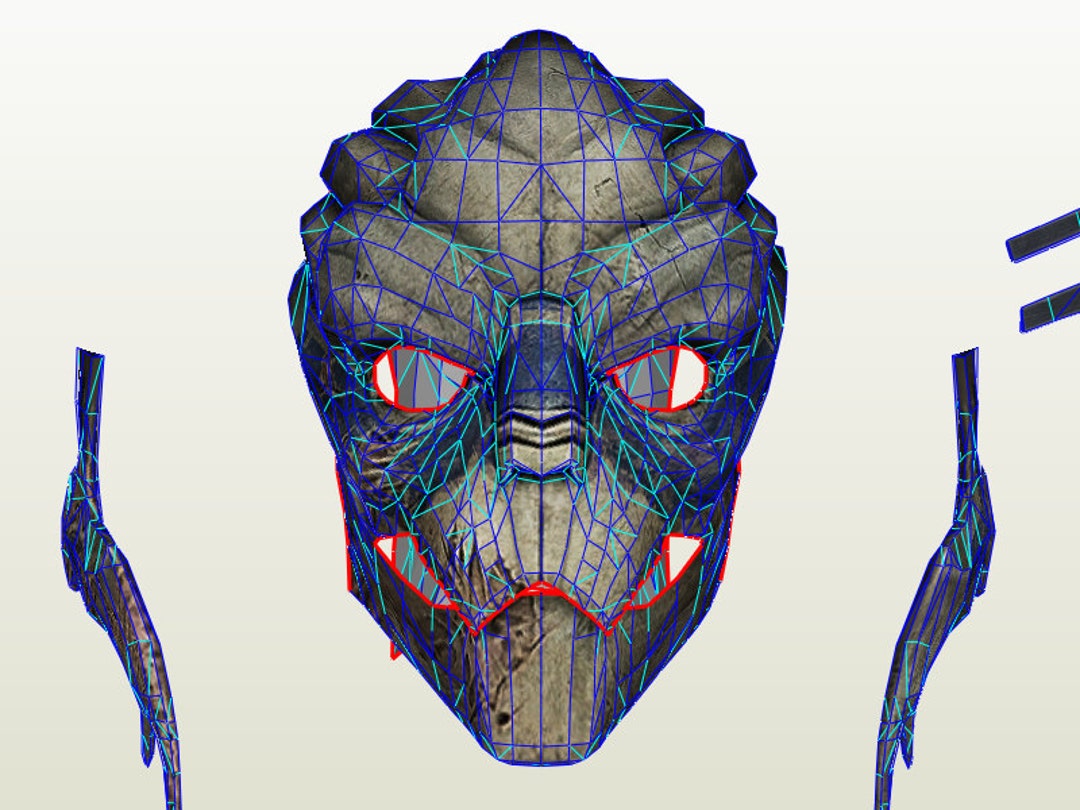 Garrus Vakarian Mask / Garrus Vakarian Mask, Mass Effect Universe ...