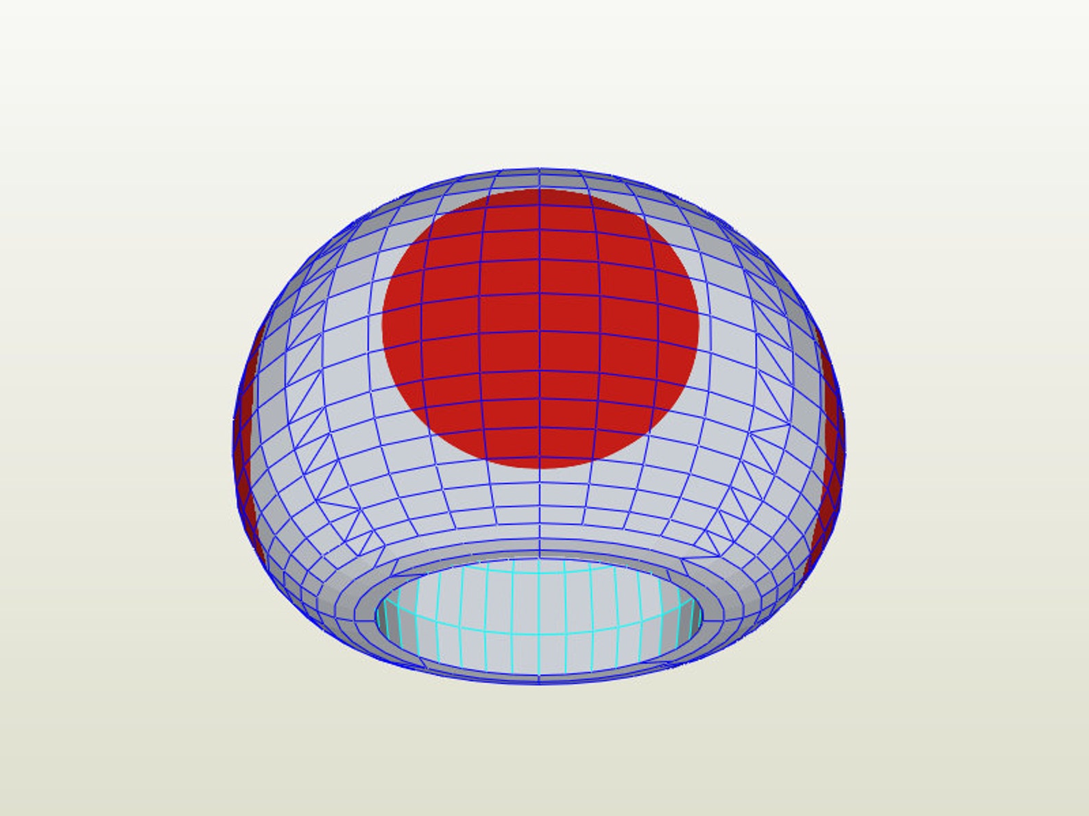 Toad Hat, Super Mario Bros Universe. Papercraft / Pepakura. - Etsy