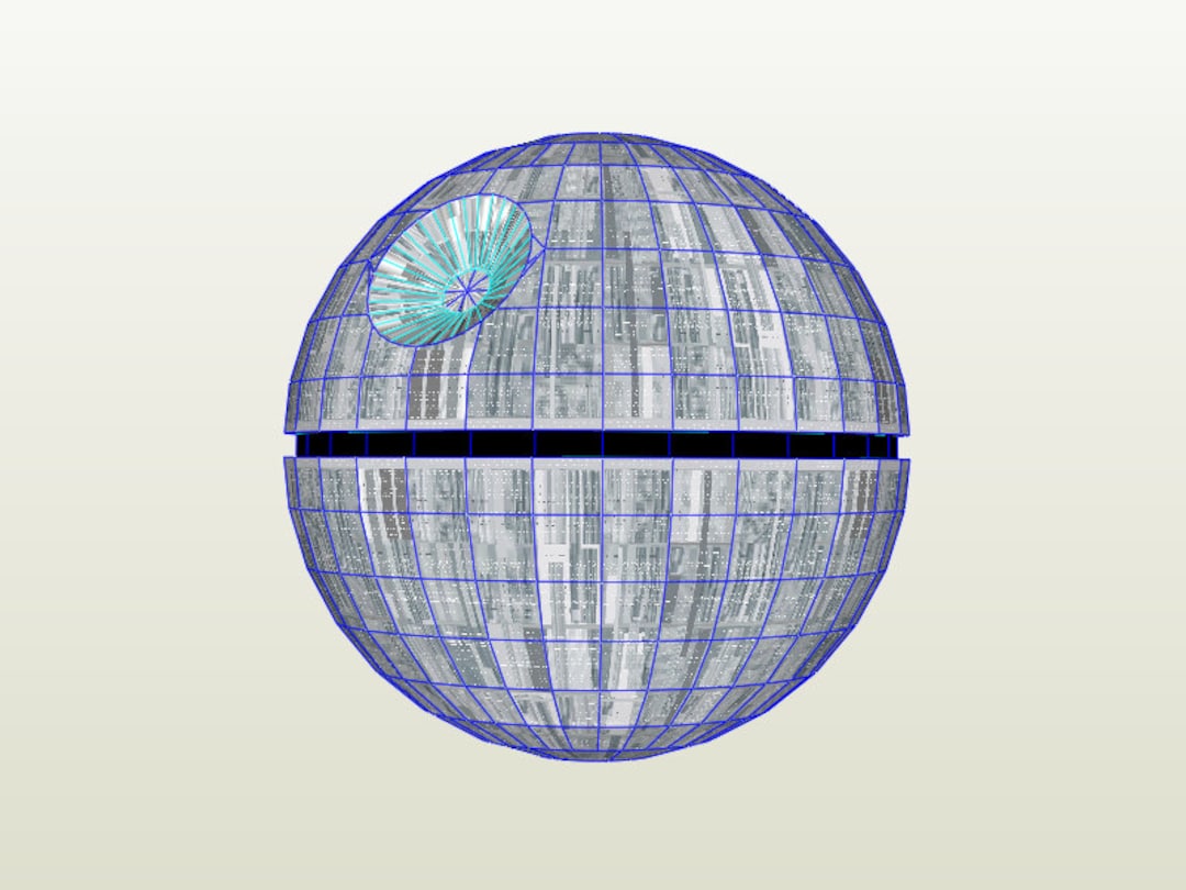 Death Star / Death Star, Pepakura / Papercraft. Star Wars Movies - Etsy