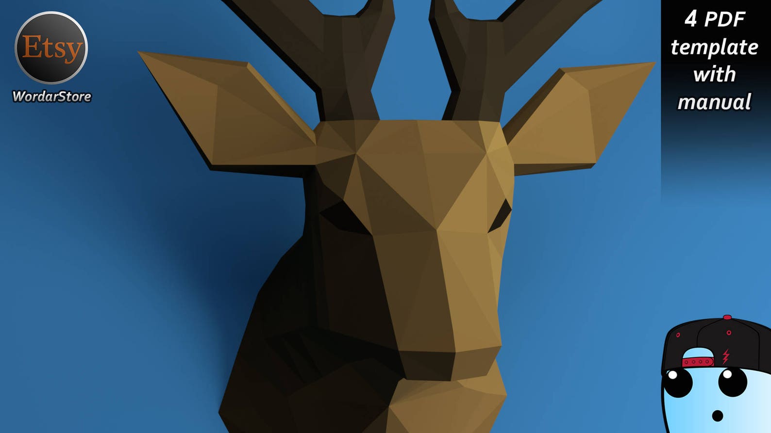 Papercraft, Reindeer, Crafts, Art, Home, Decoration, DIY, Handmade ...