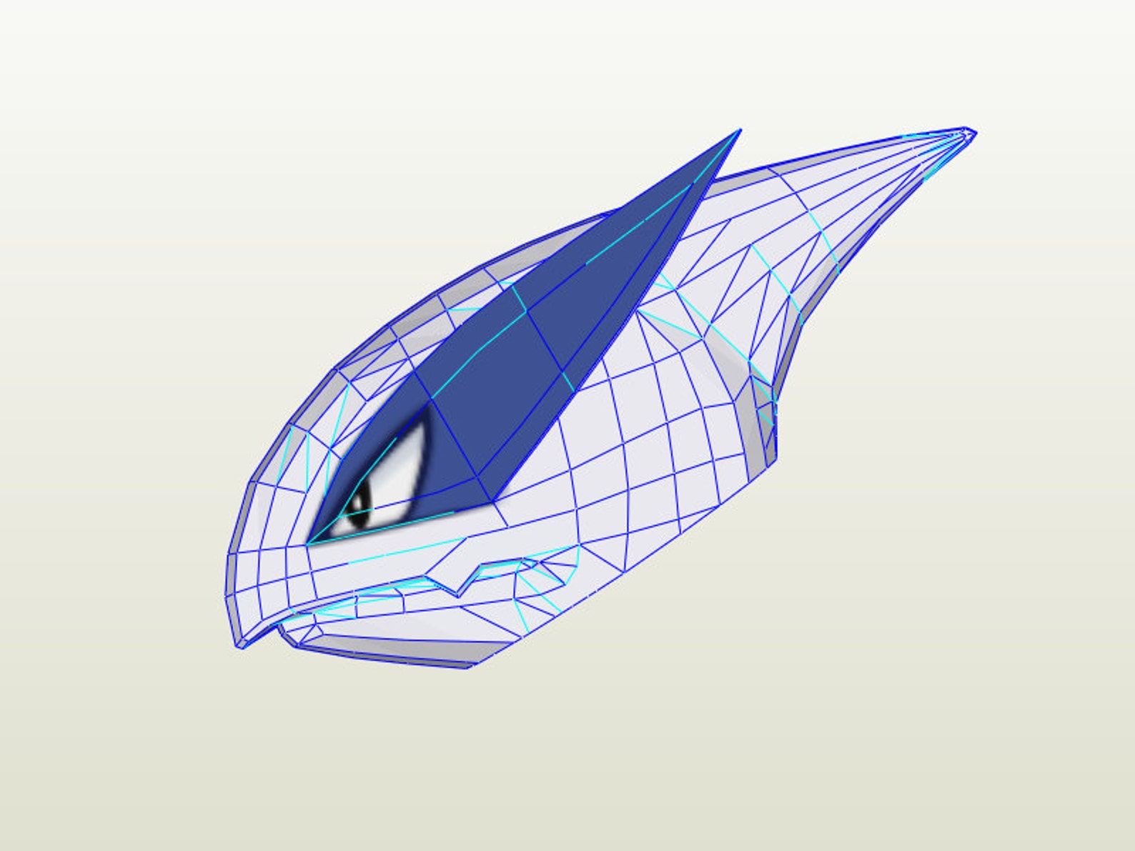 Mascara de Lugia / Lugia Mask pokemon universe. Papercraft / | Etsy