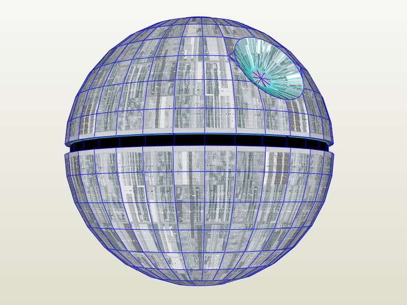 Death Star / Death Star, Pepakura / Papercraft. Star Wars Movies - Etsy