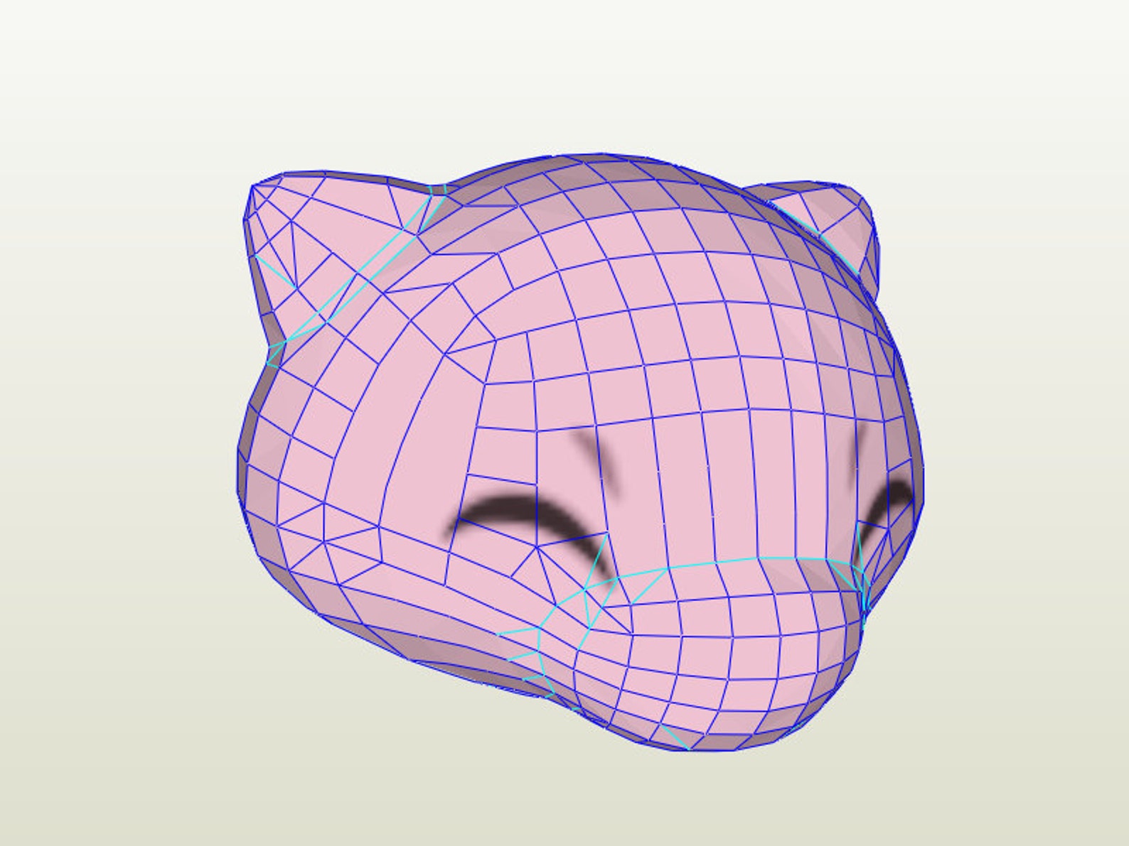 Mew Mask / Mew Mask, Pokemon Universe. Papercraft / Pepakura. - Etsy