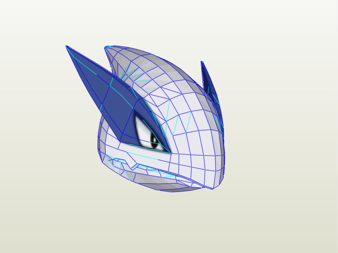 Mascara de Lugia / Lugia Mask pokemon universe. Papercraft / | Etsy