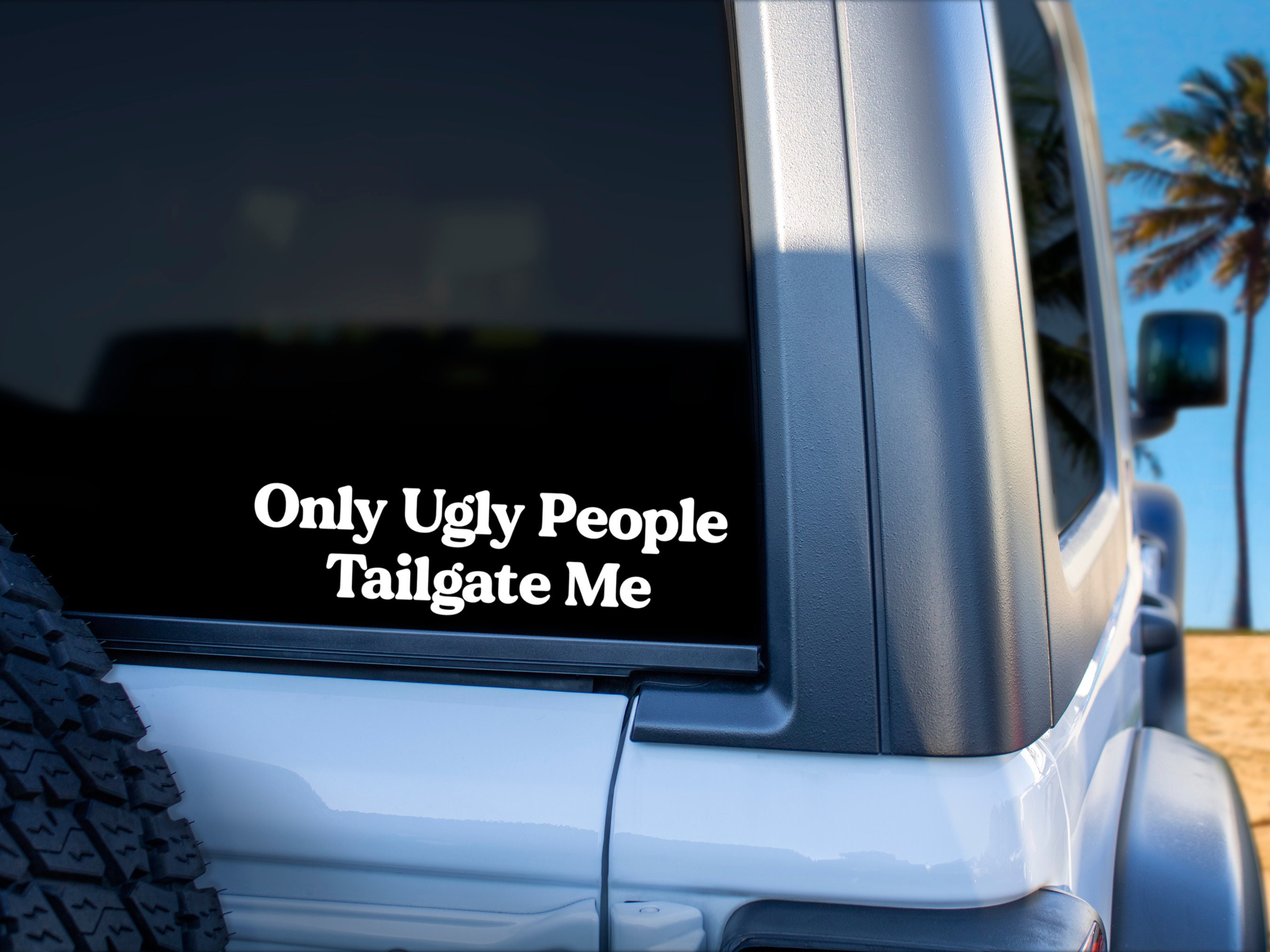 Mean People Are Mean House Bunny Bumper Sticker