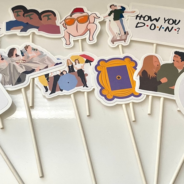 Friends Theme Cupcake Toppers - Etsy